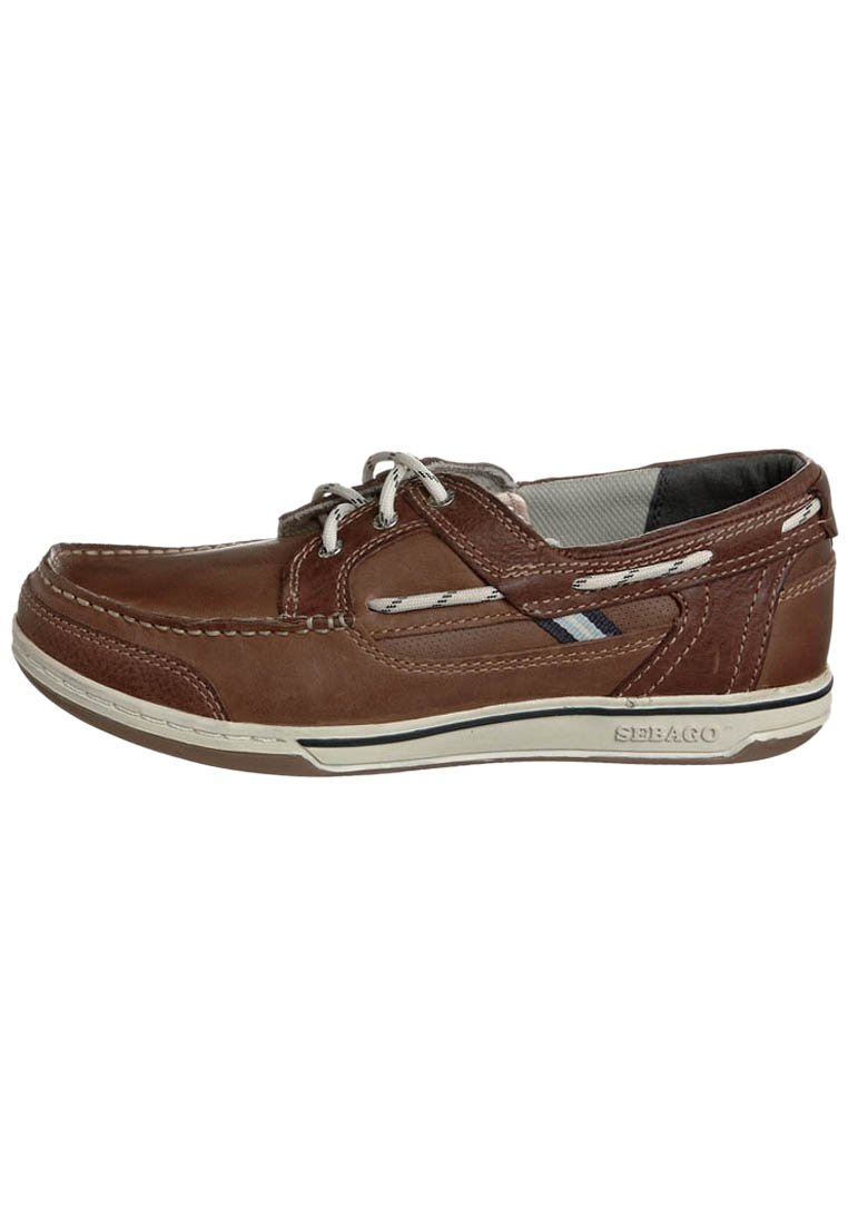 Sebago TRITON THREE EYELETS - Náuticos - british tan / brown/coñac ...