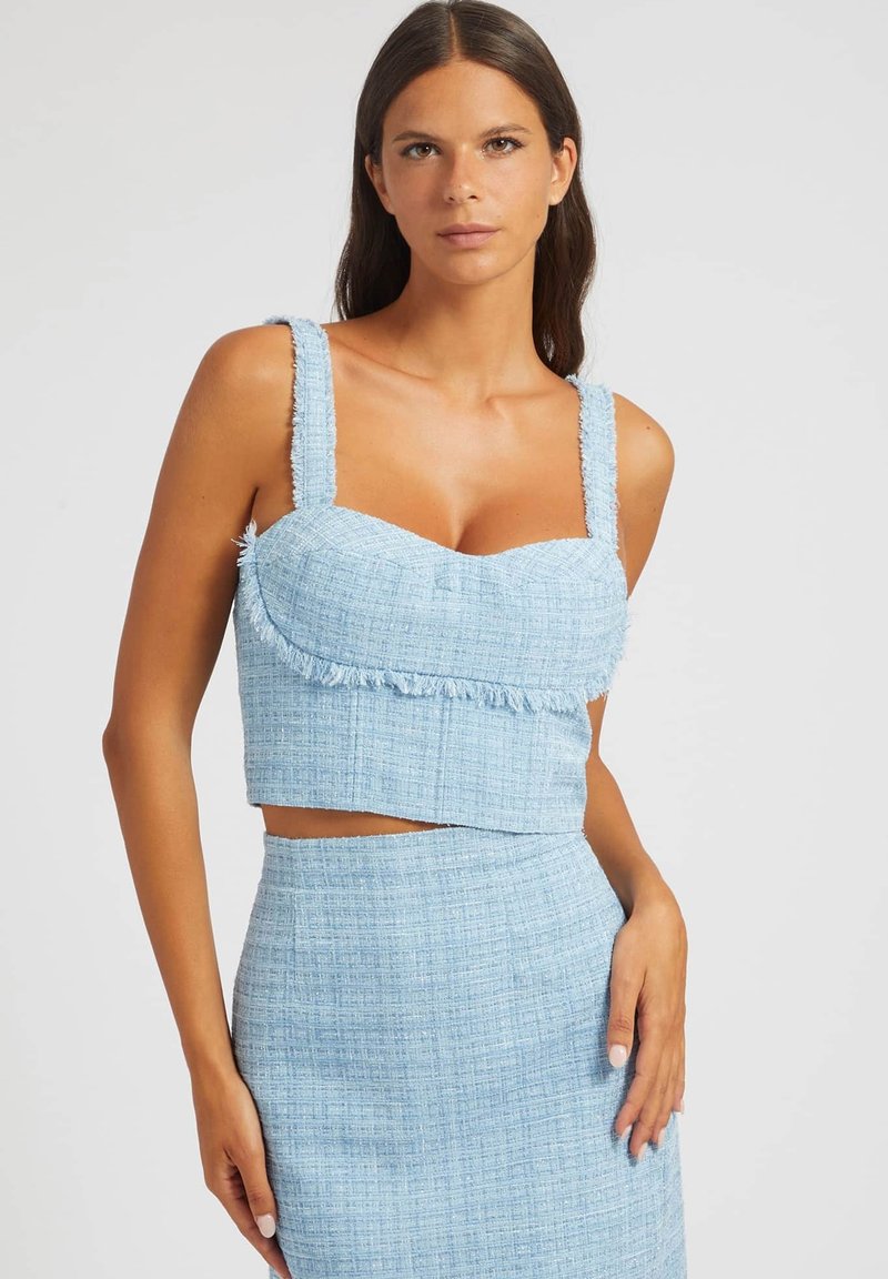 Guess SL EMILY - Bluse - himmelblau/hellblau - Zalando.ch