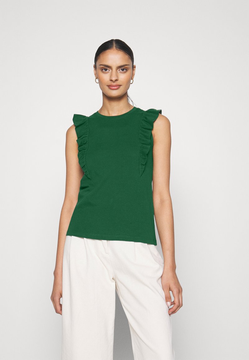Anna Field Basic T-shirt - dark green - Zalando.ie