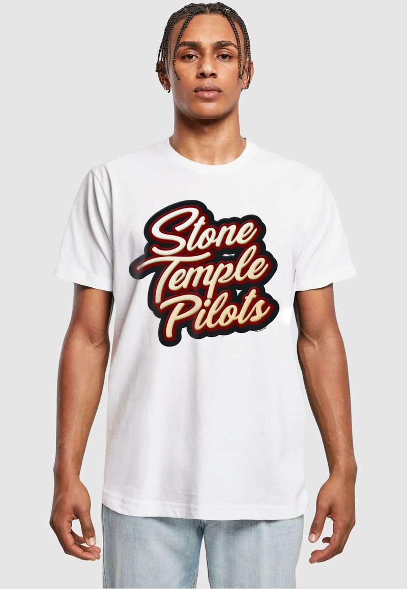 Merchcode STONE TEMPLE PILOTS - SCRIPT MASTER - T-shirts print - white ...