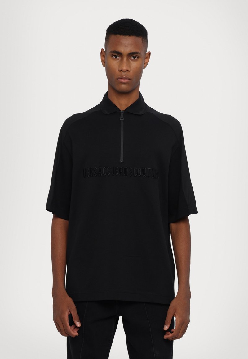Versace Jeans Couture LOGO LINE GOTH - Polo - black/nero - Zalando.it