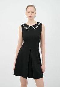 adL EMBELLISHED COLLAR - Cocktail dress / Party dress - black - Zalando