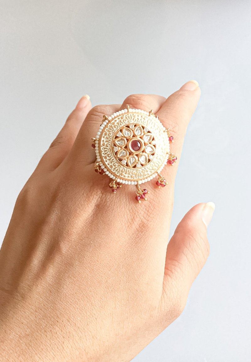 Bombay Sunset CAROUSEL - Ring - white/weiß - Zalando.de