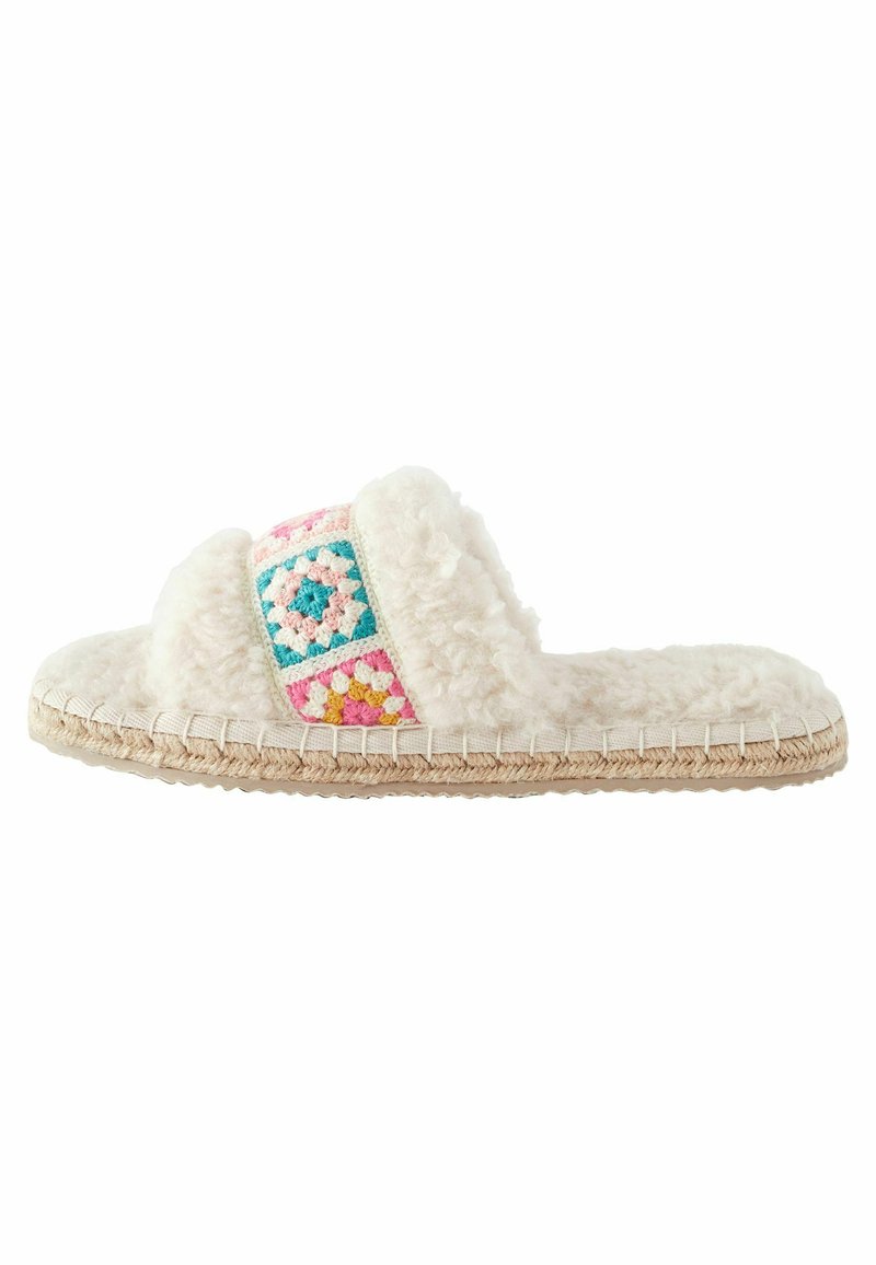 Next SLIDER REGULAR FIT - Slippers - ecru/beige - Zalando