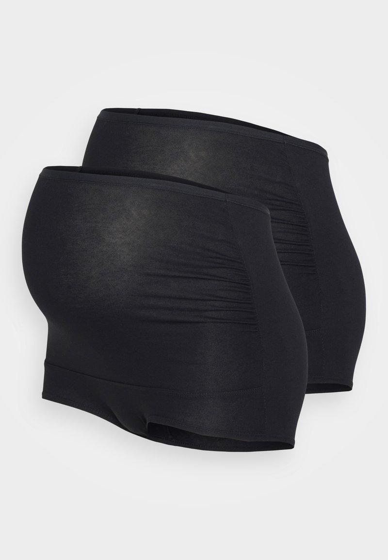 Lindex MATERNITY BRIEFS 2 PACK - Pants - black - Zalando.ie