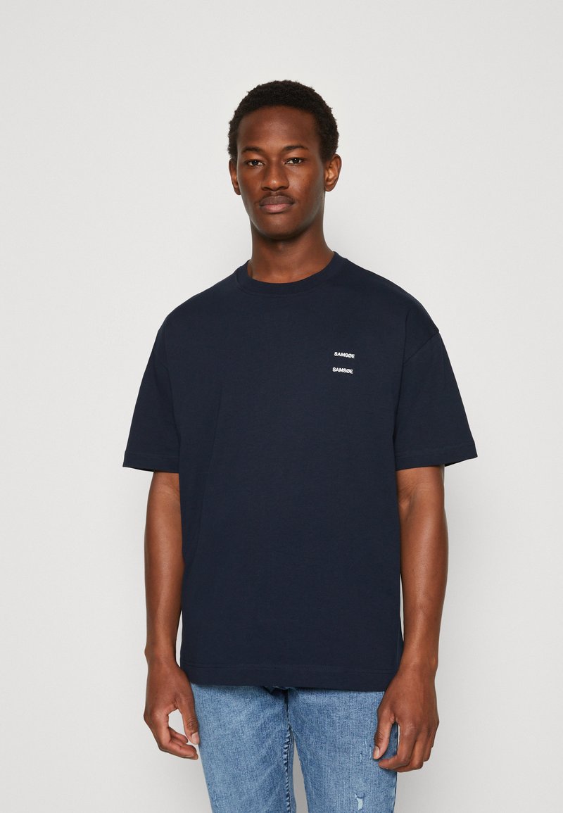 Samsøe Samsøe JOEL UNISEX - T-Shirt basic - dark blue/dunkelblau ...