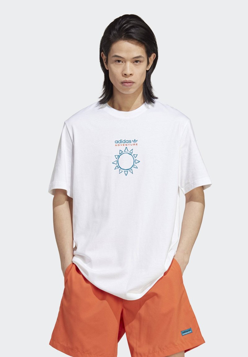 adidas Originals ADV NA MWN - T-shirt con stampa - white/bianco ...