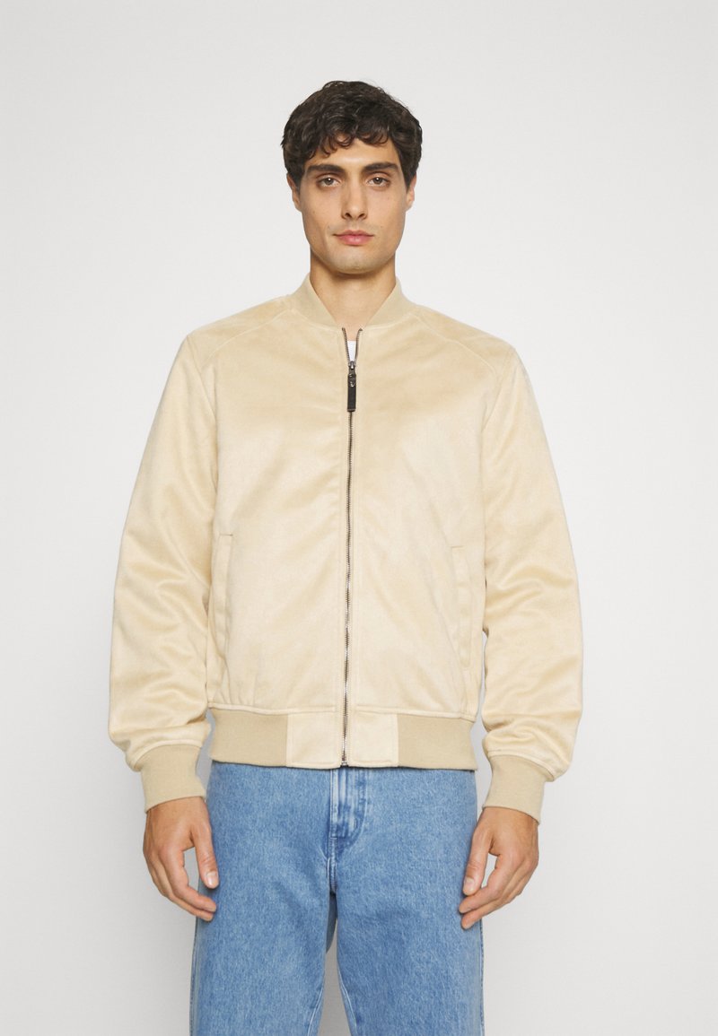 INDICODE JEANS WAYNE - Kunstlederjacke - irish cream/sand - Zalando.de