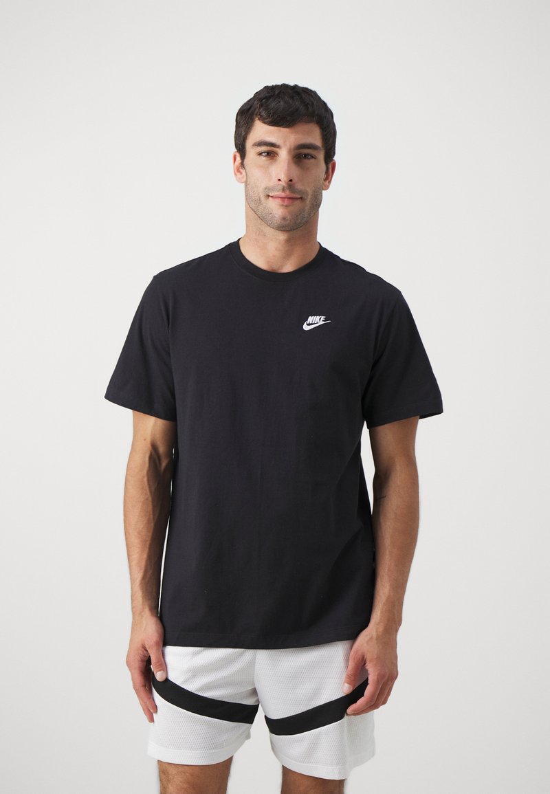 Nike Performance NBA BROOKLYN NETS CLUB TEE - T-shirt imprimé - black ...