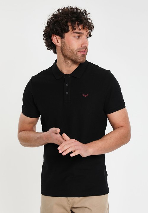 Creeks AMERICAN INSPIRATION FASHION COOL EASY - Polo - black/noir ...