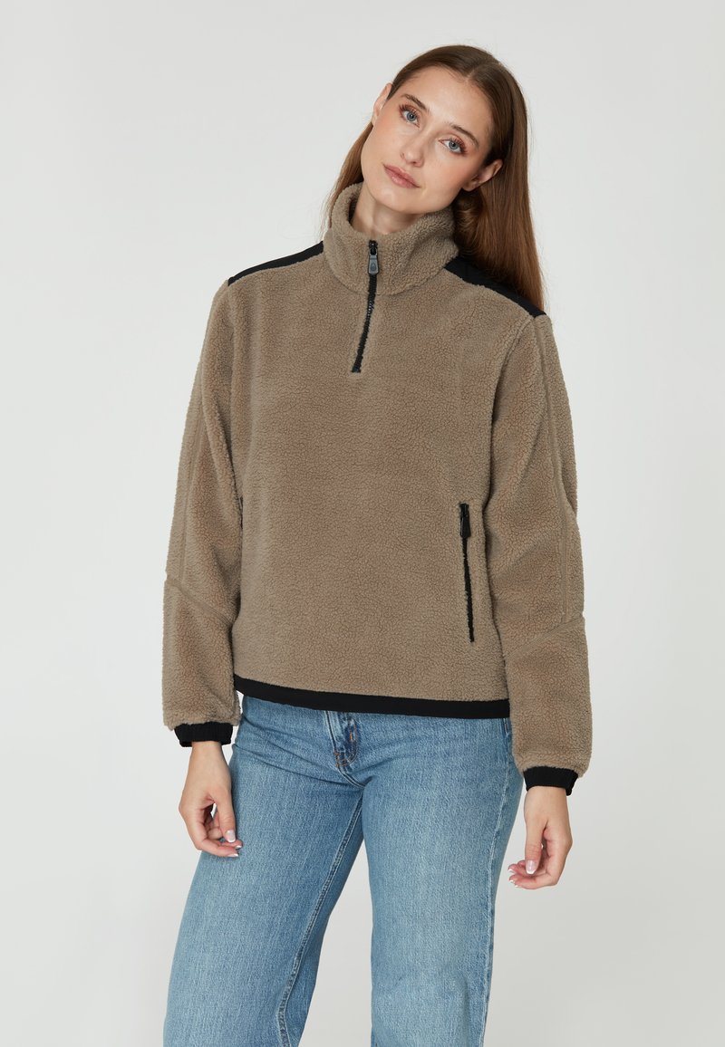 Sail Racing W GALE PILE HALF ZIP - Fleecepullover - sand - Zalando.de