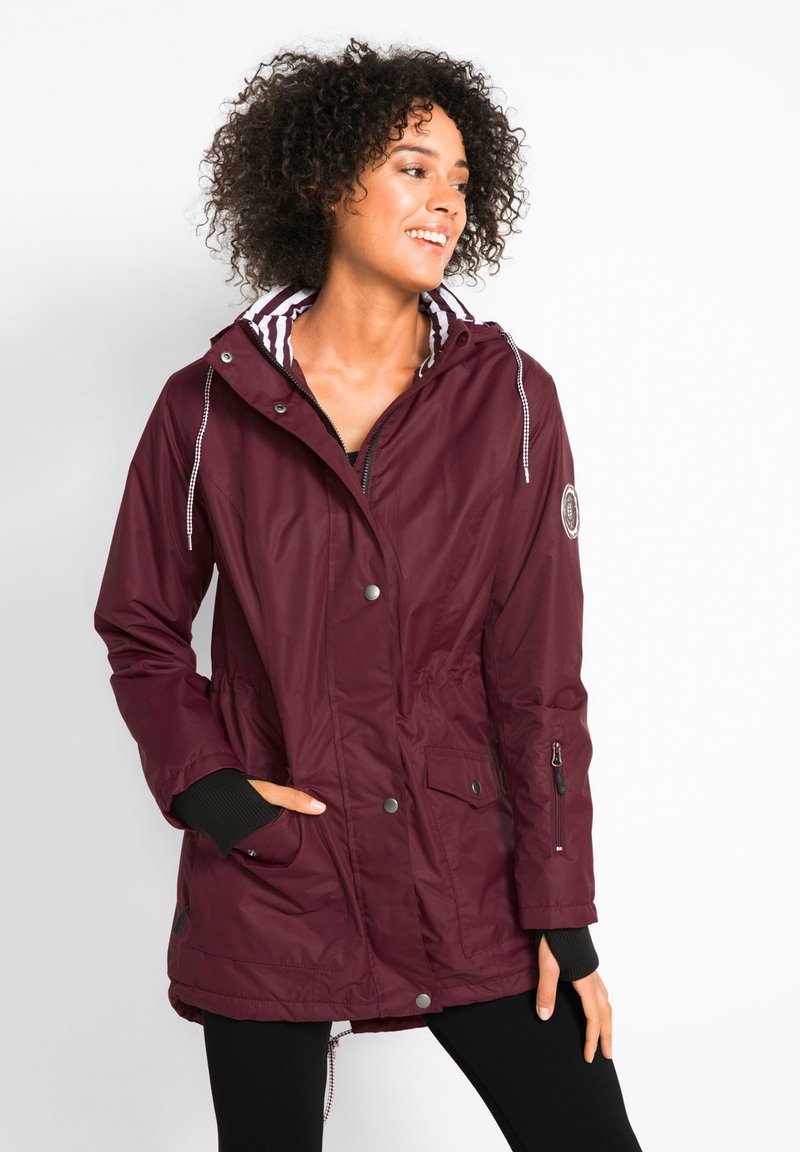 bonprix FUNKTIONS MIT TUNNELZUG - Parka - rot - Zalando.ch