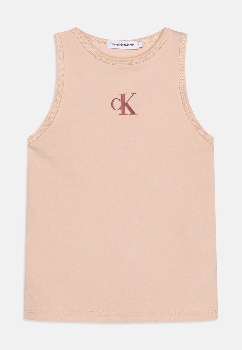 Calvin Klein Jeans LOGO - Top - sepia rose/light pink - Zalando.co.uk