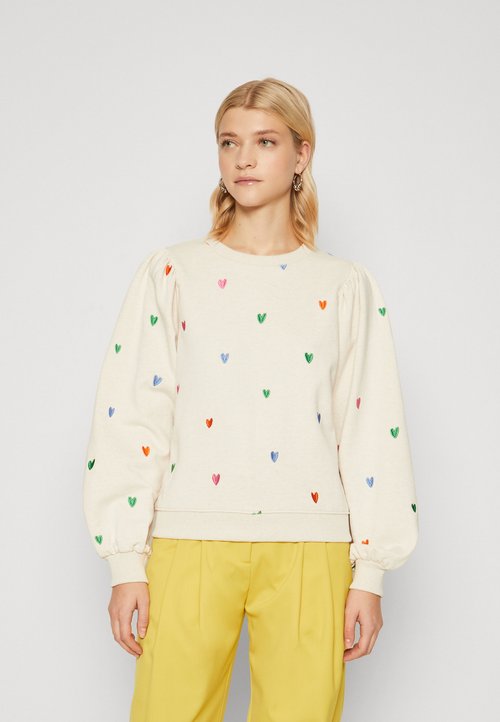 Scotch & Soda BONDED ROPE PATTERN - Sweatshirt - soft ice melange ...