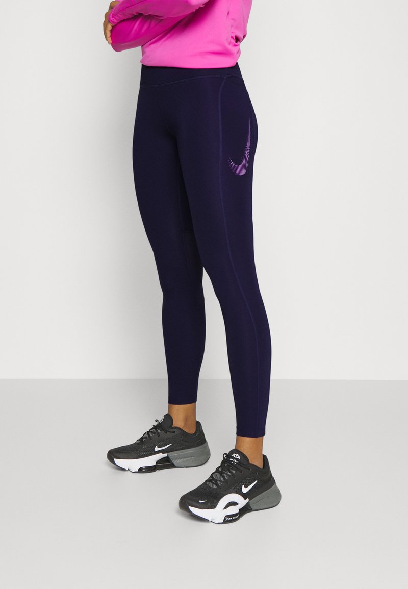 Nike Performance Tights - purple ink/disco purple/dunkellila - Zalando.ch