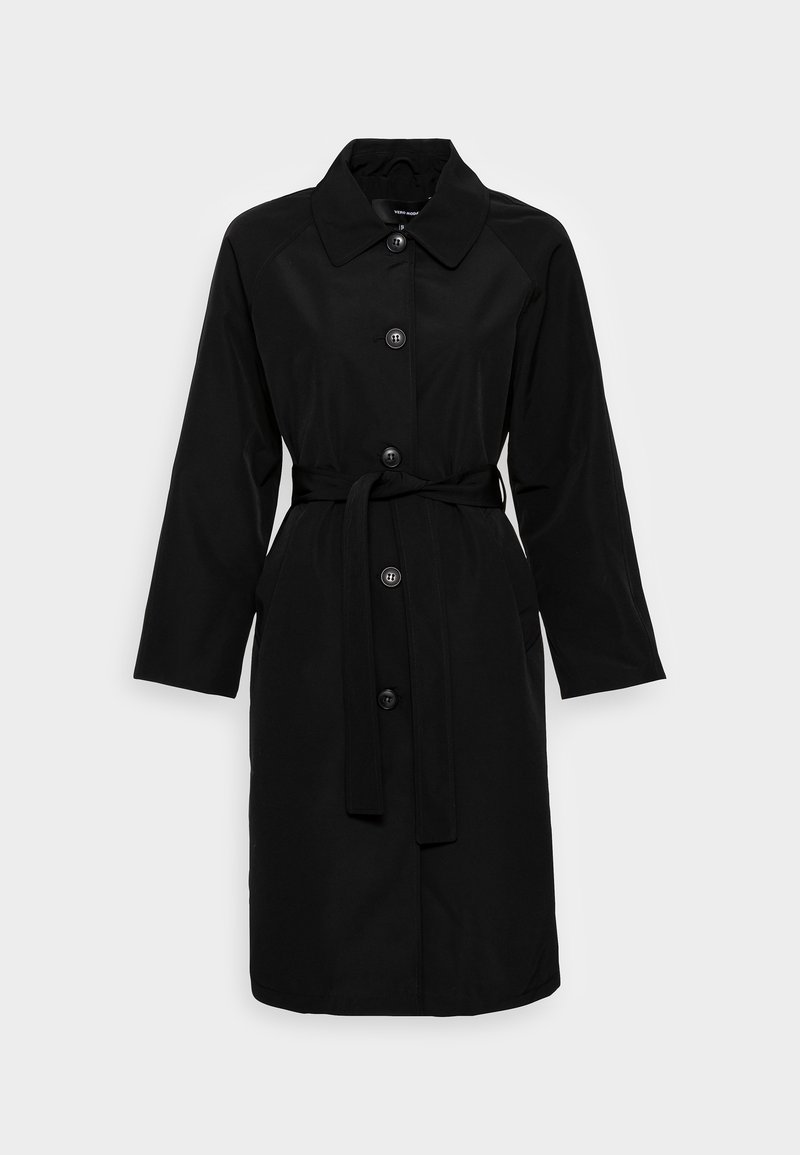 Vero Moda Petite VMTESSASOFIA - Trenchcoat - black/capers contrast ...