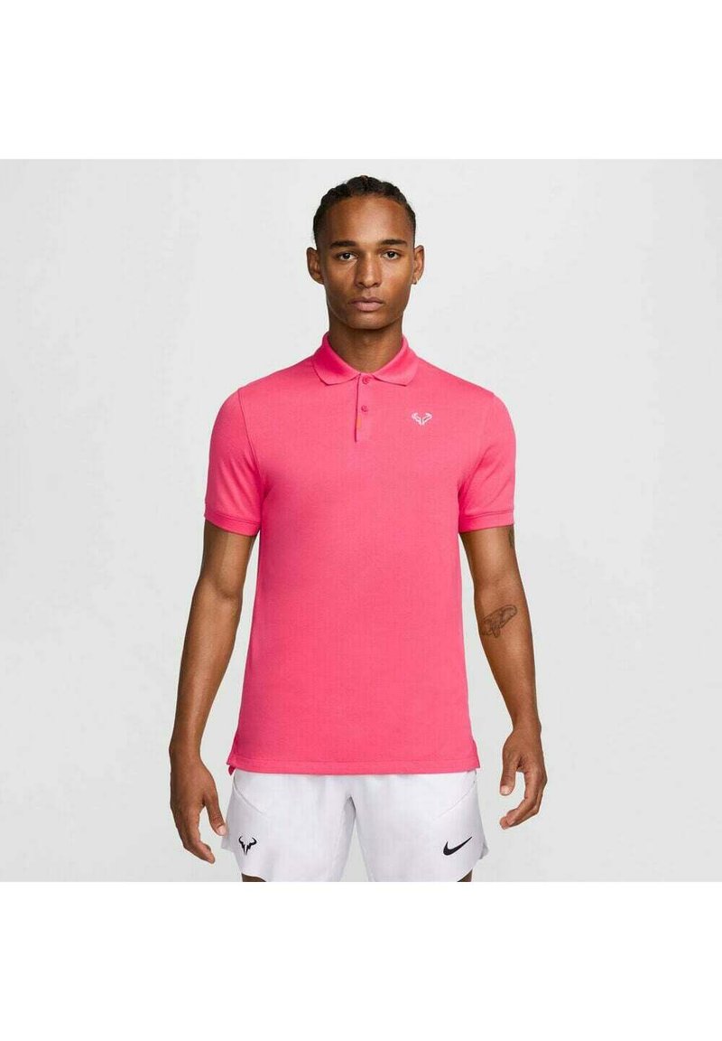 Nike Performance THE DF RAFA SLIM - Polo shirt - aster pink white/pink ...