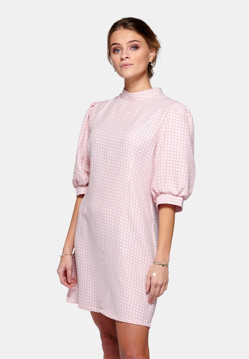 Noella VIX - Day dress - rose check/pink - Zalando