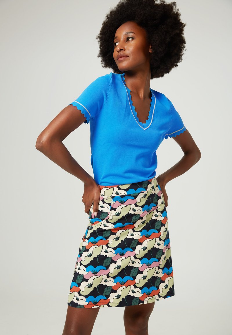 4funkyflavours KISS THE SKY - T-shirts print - blue/blå - Zalando.dk