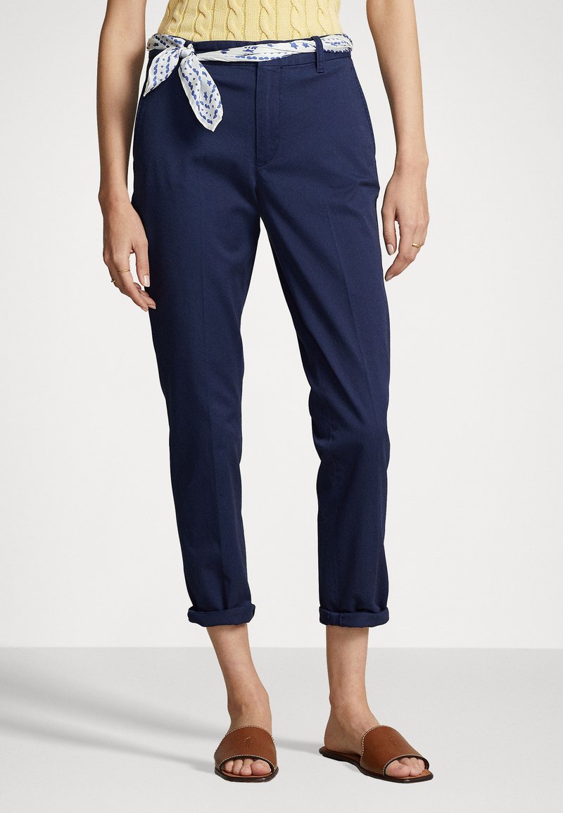 Polo Ralph Lauren ANKLE FLAT FRONT - Chinos - newport navy/dark blue - Zalando.ie