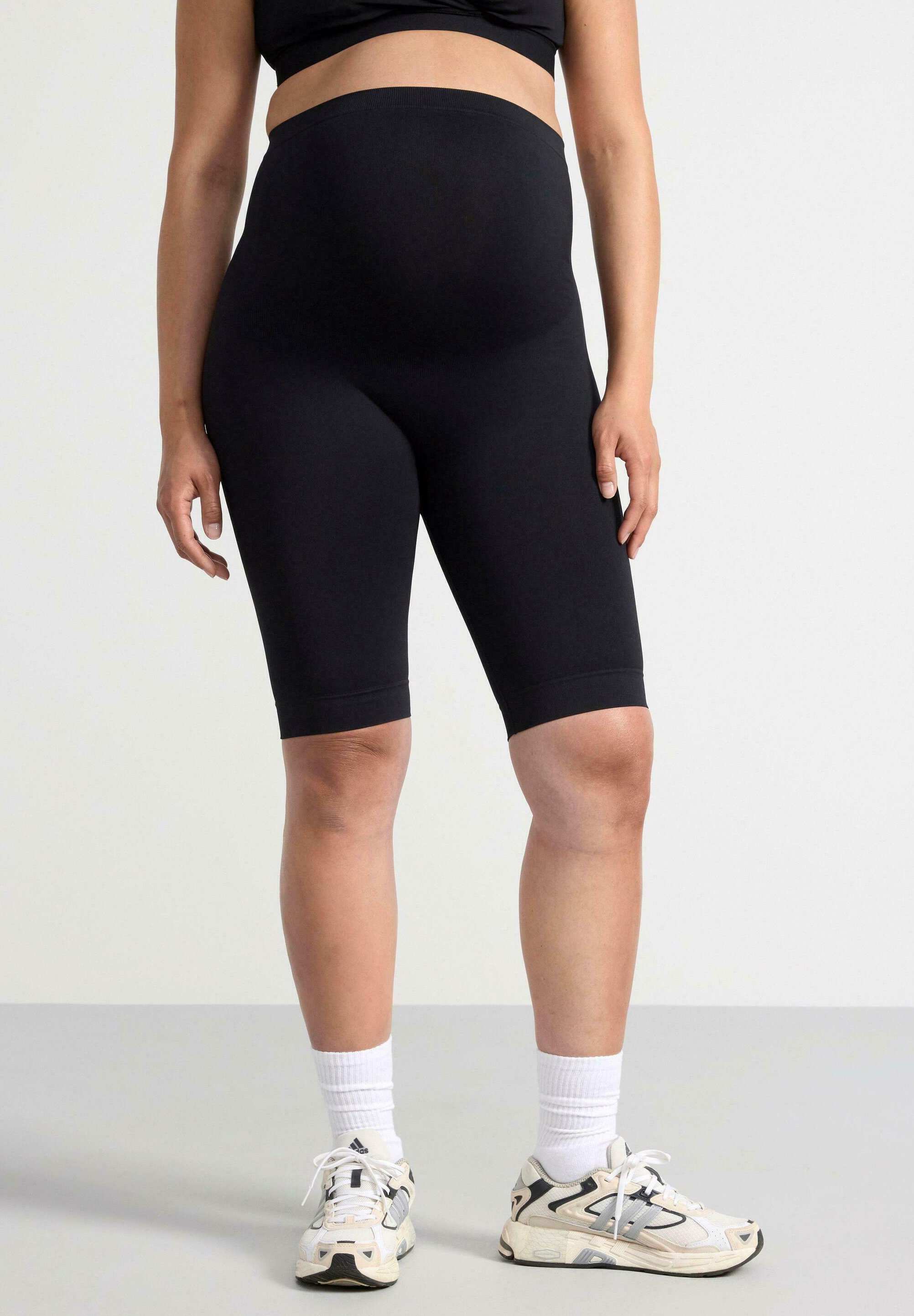 Lindex MOM SEAMLESS Leggings Hosen black schwarz Zalando