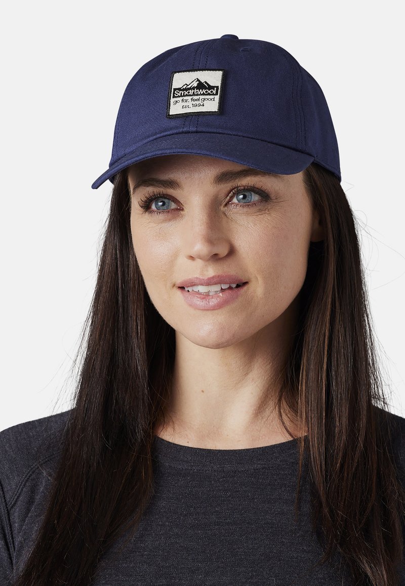 Smartwool SMARTWOOL LOGO BALL CAP - Cap - deep navy/dark blue - Zalando
