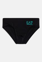 EA7 Emporio Armani BEACHWEAR OVERSIZE LOGO - Swimming briefs - nero ...