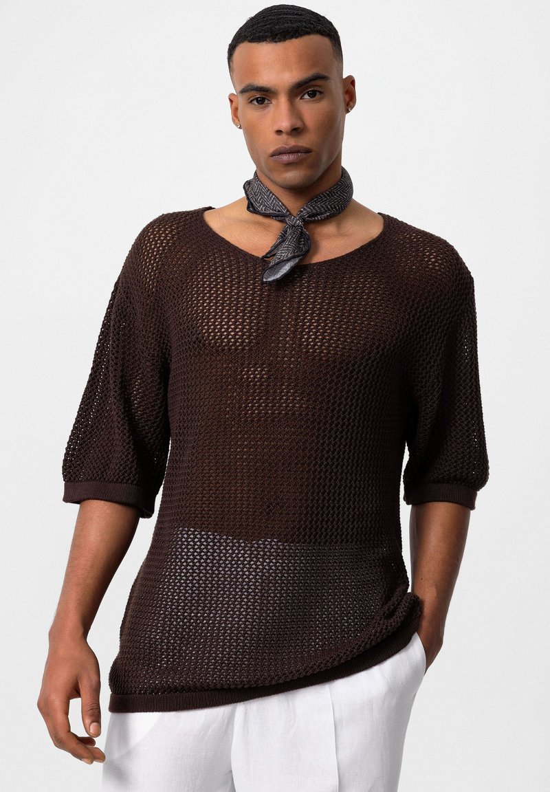 Antioch PAGO -TRANSPARENT - Print T-shirt - brown - Zalando.ie