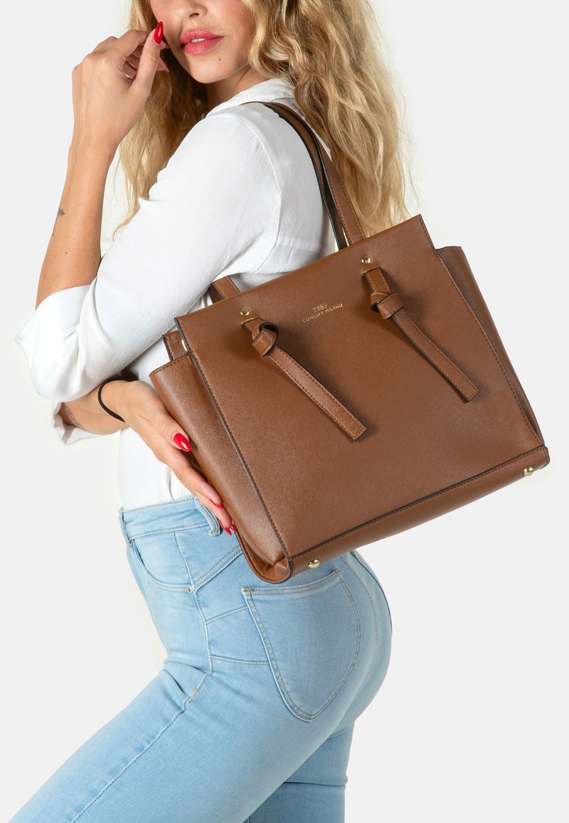 TWIG DEBUSSY - Handbag - cognac brown/brown - Zalando.ie