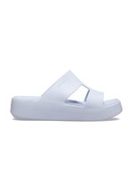 Crocs GETAWAY PLATFORM H-STRAP - Muiltjes met hak - dreamscape/wit ...