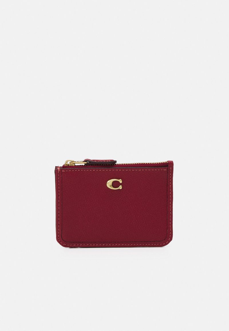 COACH CROSSGRAIN MINI SKINNY - Rahakott - enamel red/veinipunane ...