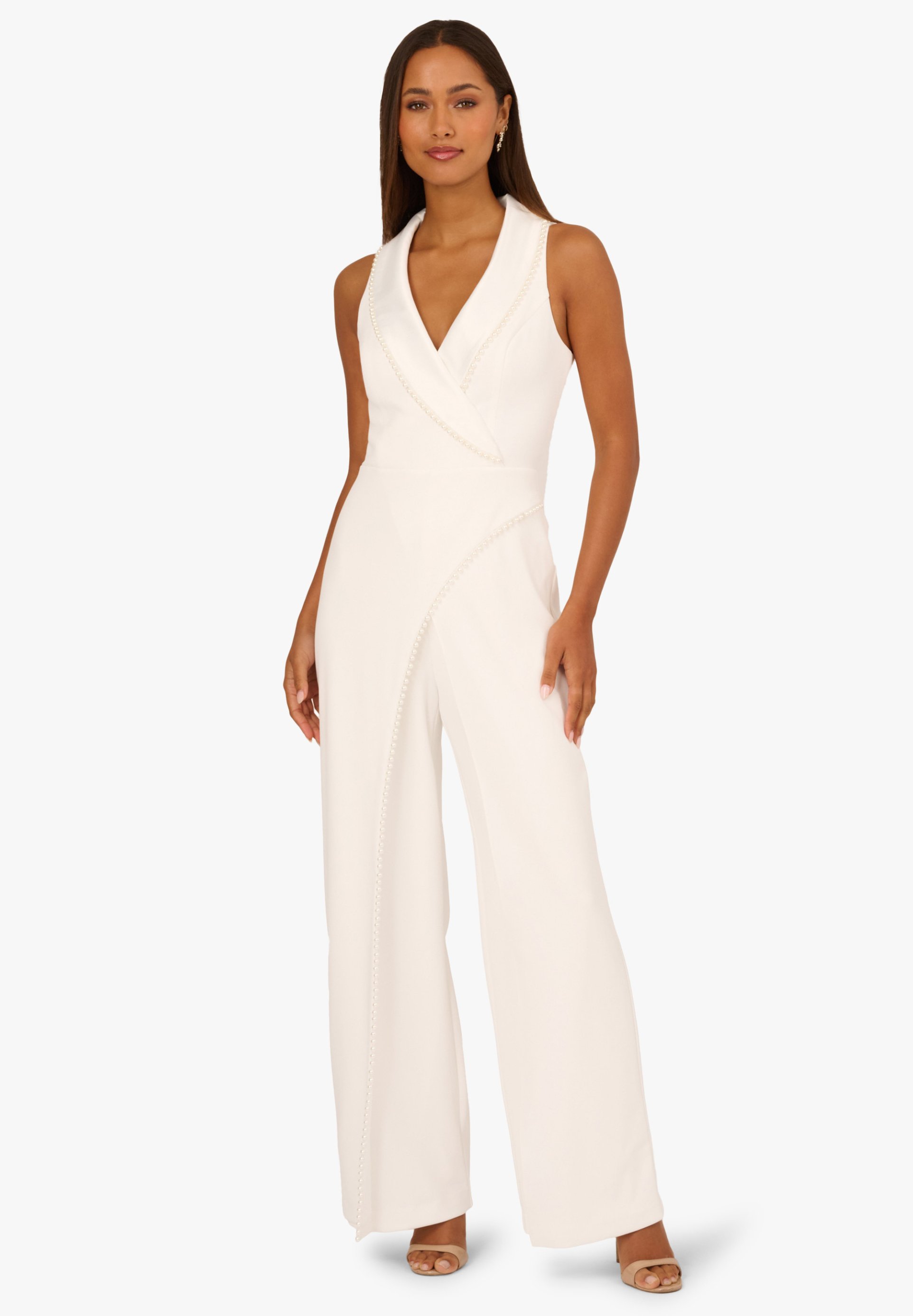 Adrianna Papell PEARL CREPE - Jumpsuit - ivory/weiß - Zalando