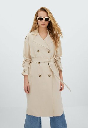 PULL&BEAR BASIC - Trenchcoat - beige - Zalando.se