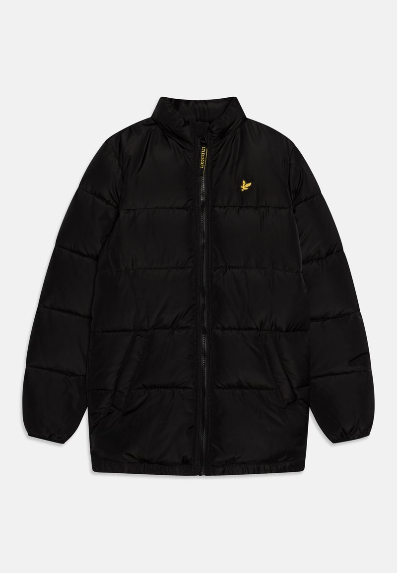 Lyle & Scott QUILTED PUFFER COAT - Winter coat - jet black/black ...