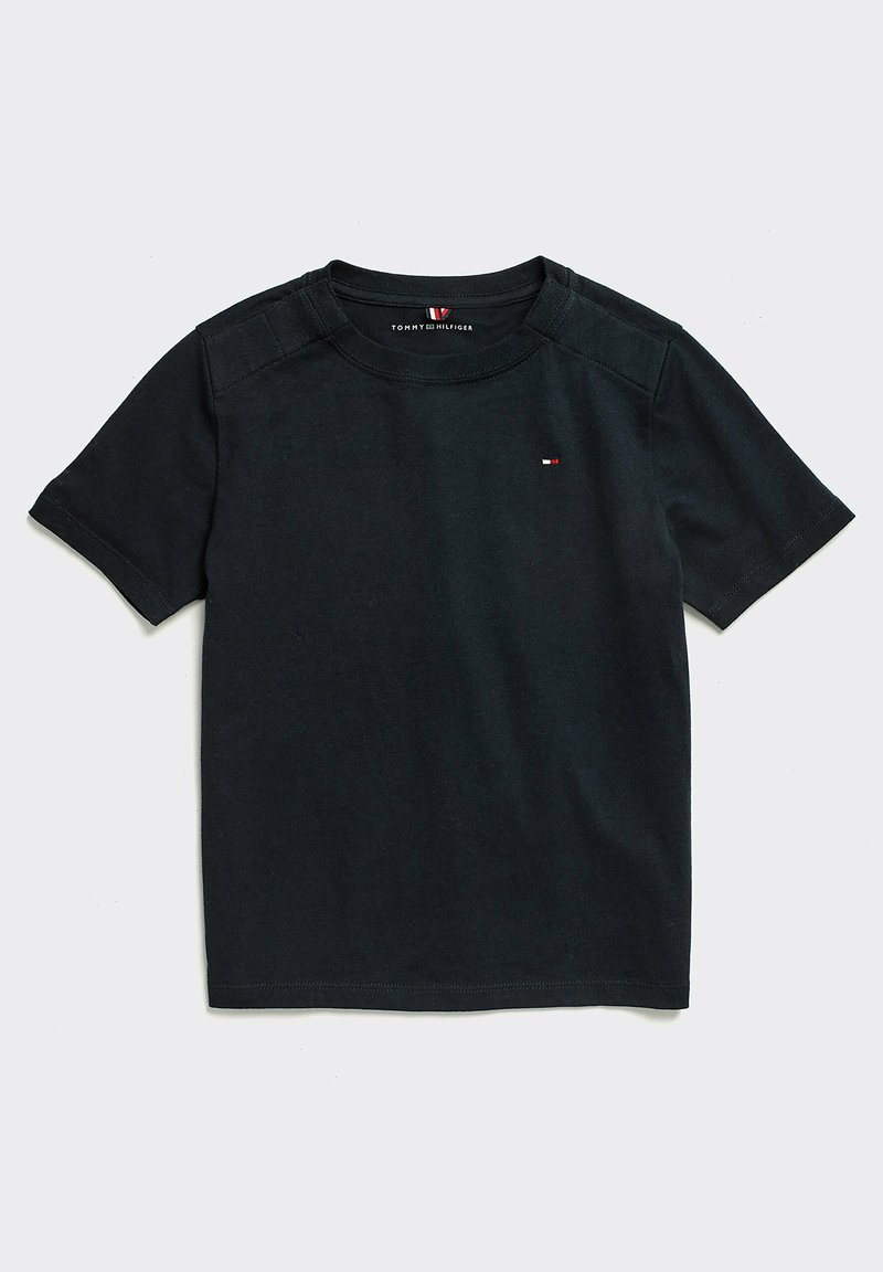 Tommy Hilfiger ADAPTIVE PURE - T-shirt basique - sky captain/noir ...