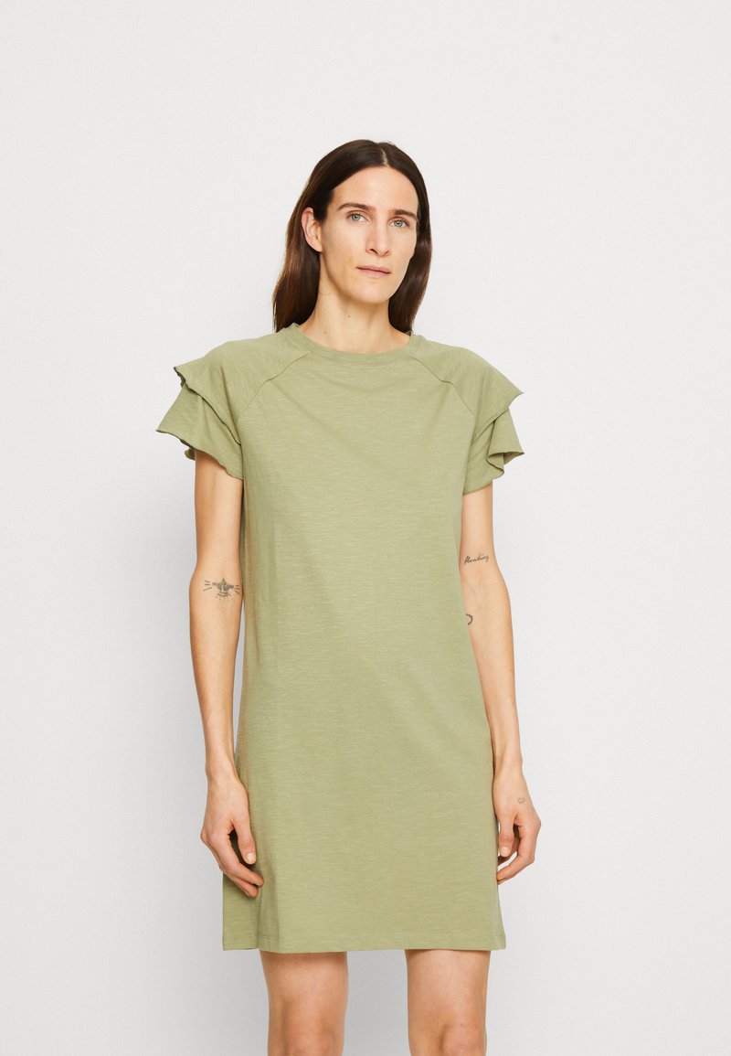 edc by Esprit VOLANT - Jerseykleid - light khaki/khaki - Zalando.de