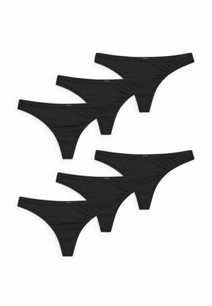 Fabio Farini 6 PACK - String - schwarz set/schwarz - Zalando.de