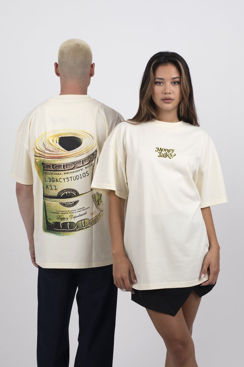 LEGACY STUDIOS MONEY UNISEX - Triko s potiskem - cream/špinavě bílá ...