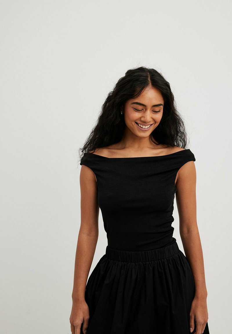 NA-KD T-shirt basic/czarny - Zalando.pl