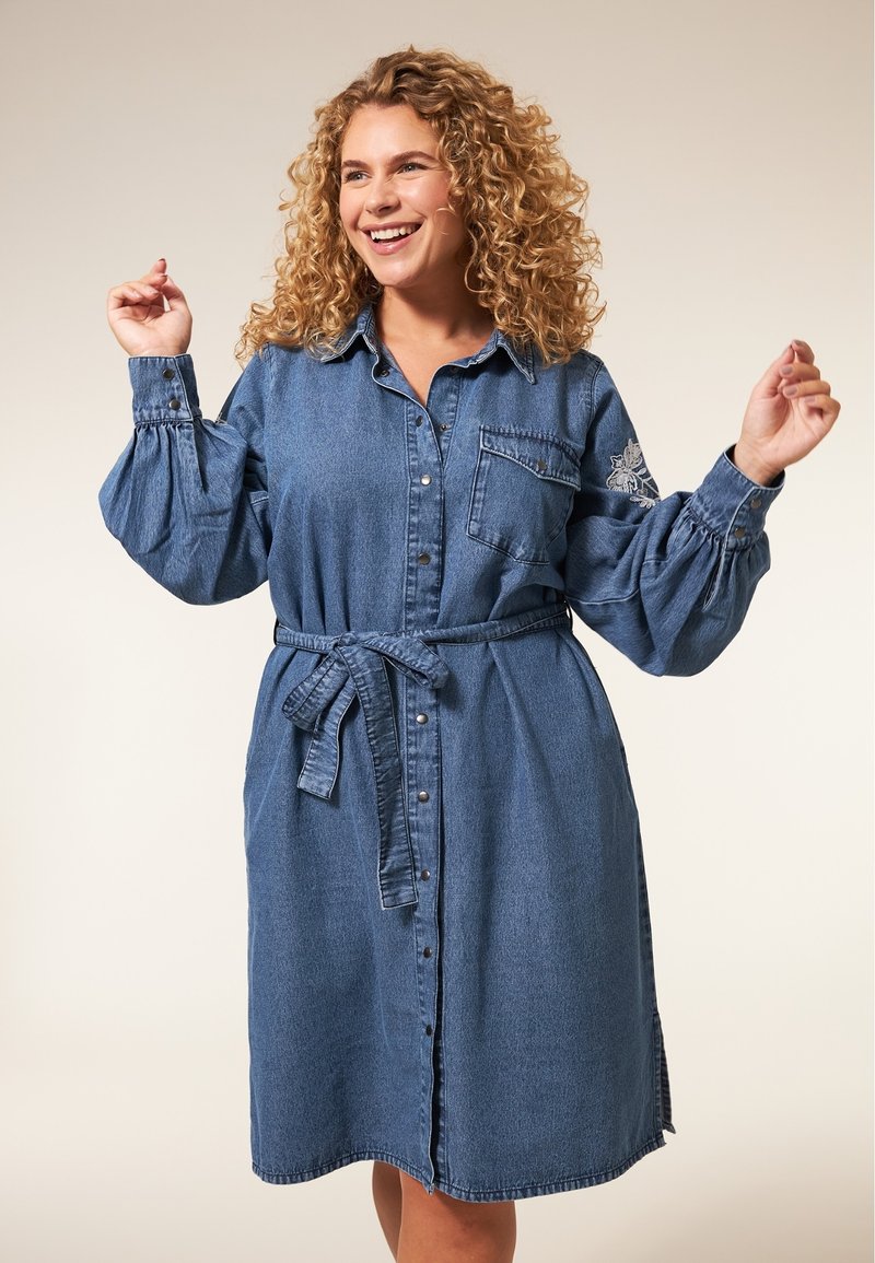 Miss Etam Spijkerjurk - medium denim/blauw - Zalando.nl