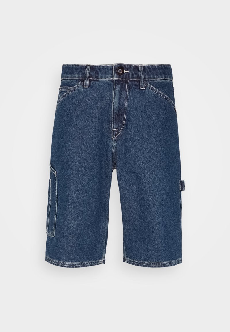 Volcom LABORED UTILITY - Shorts di jeans - indigo ridge wash/blu scuro ...
