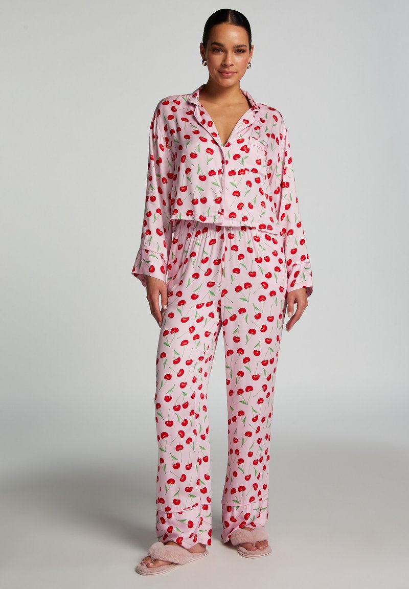 Hunkemöller VIS CHERRY - Nachtwäsche Shirt - pink/mehrfarbig - Zalando.de