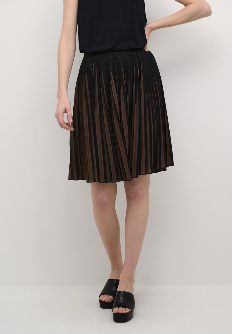 Culture CARLY - A-line skirt - rain drum/brown - Zalando.ie