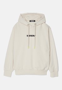 Barrow HOODIE ICONIC UNISEX - Sudadera - turtledove/crema - Zalando.es