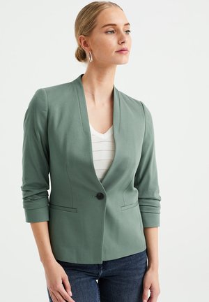 VILA LANGER 3/4-ARM - Blazer - chinois green/lichtgroen gemêleerd ...