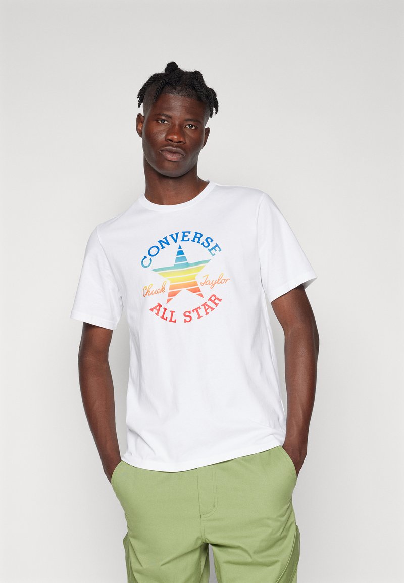 Converse RETRO CHUCK GRADIENT UNISEX - T-Shirt print - white/weiß ...
