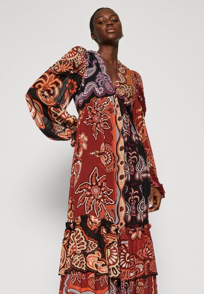 Farm Rio SWEET MERMAIDS V NECKLINE DRESS - Maxi-jurk - multi-coloured ...