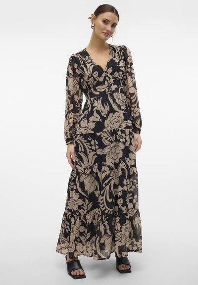 Minus BINNA - Maxikleid - royal blue flower print/blau - Zalando.ch