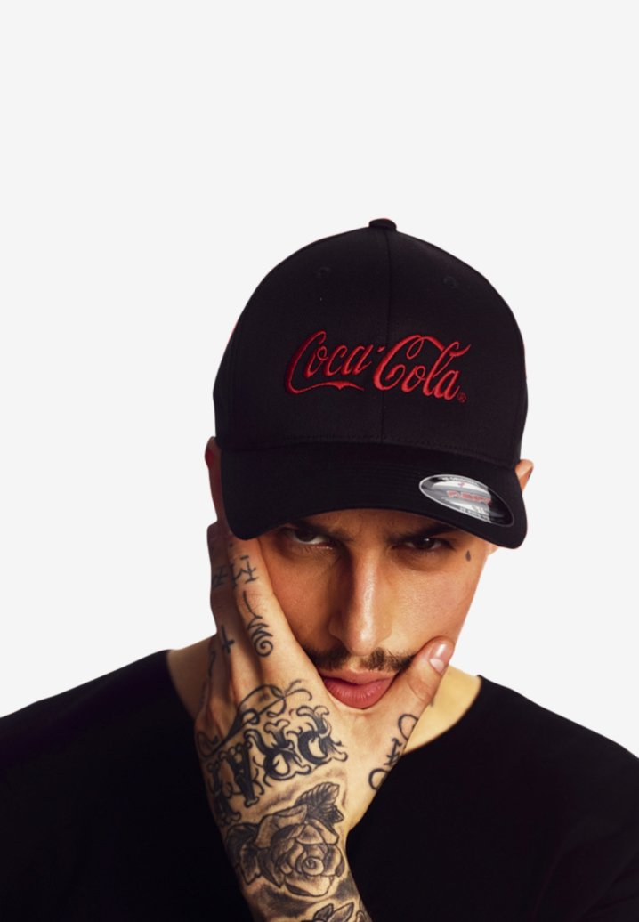 Merchcode COCA COLA LOGO - Cap - black - Zalando.de