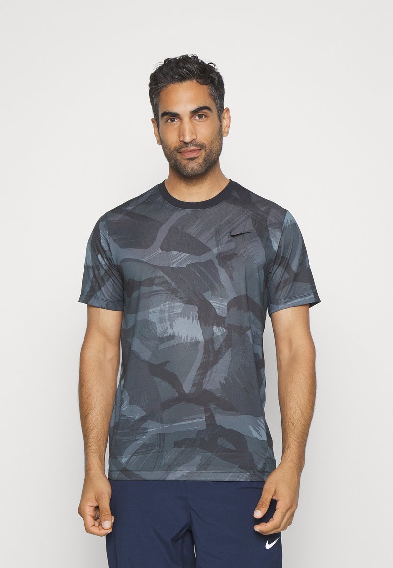 Nike Performance Tee Sport T Shirt Black Schwarz Zalando De